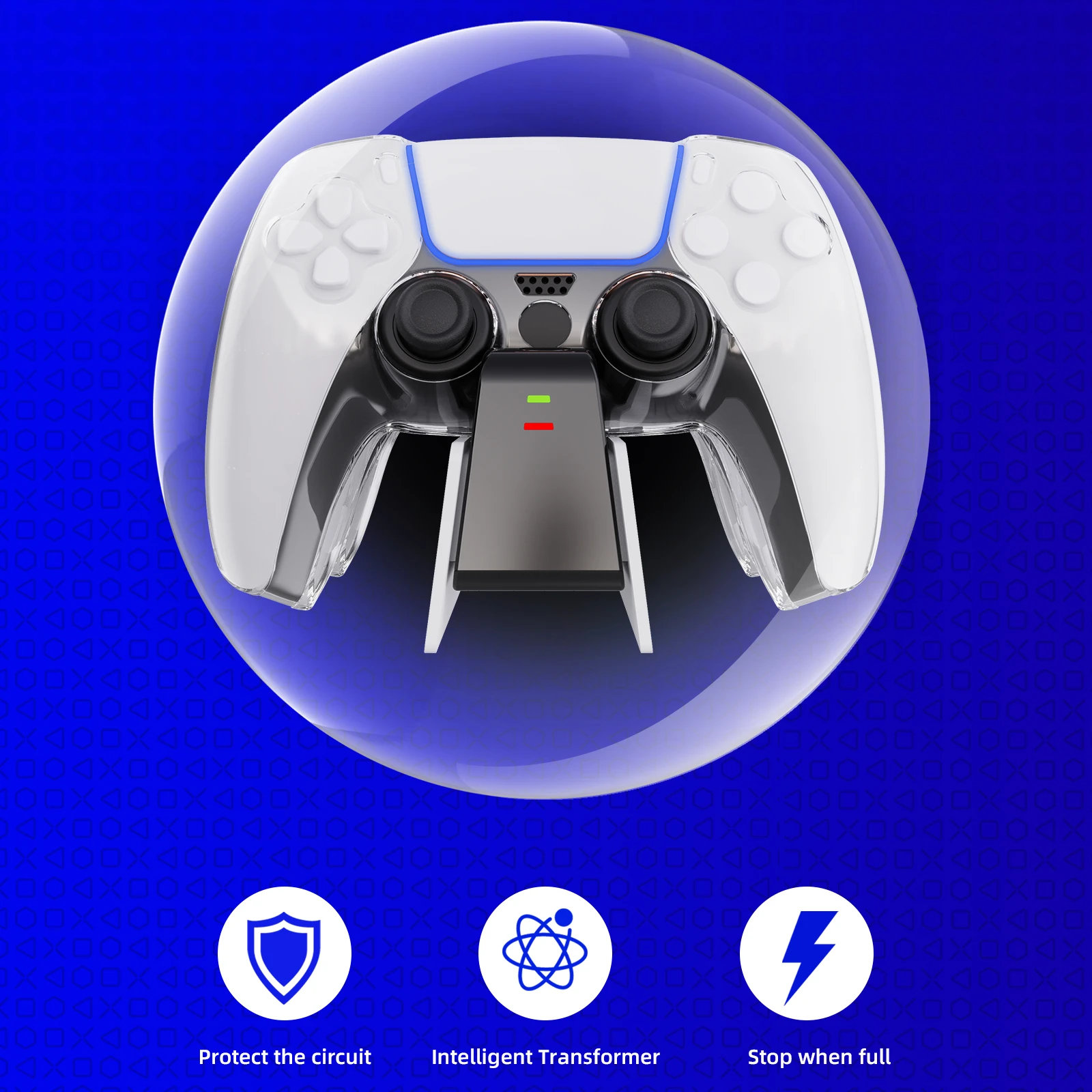 IINE Charging Dock for PS5 Controller L652