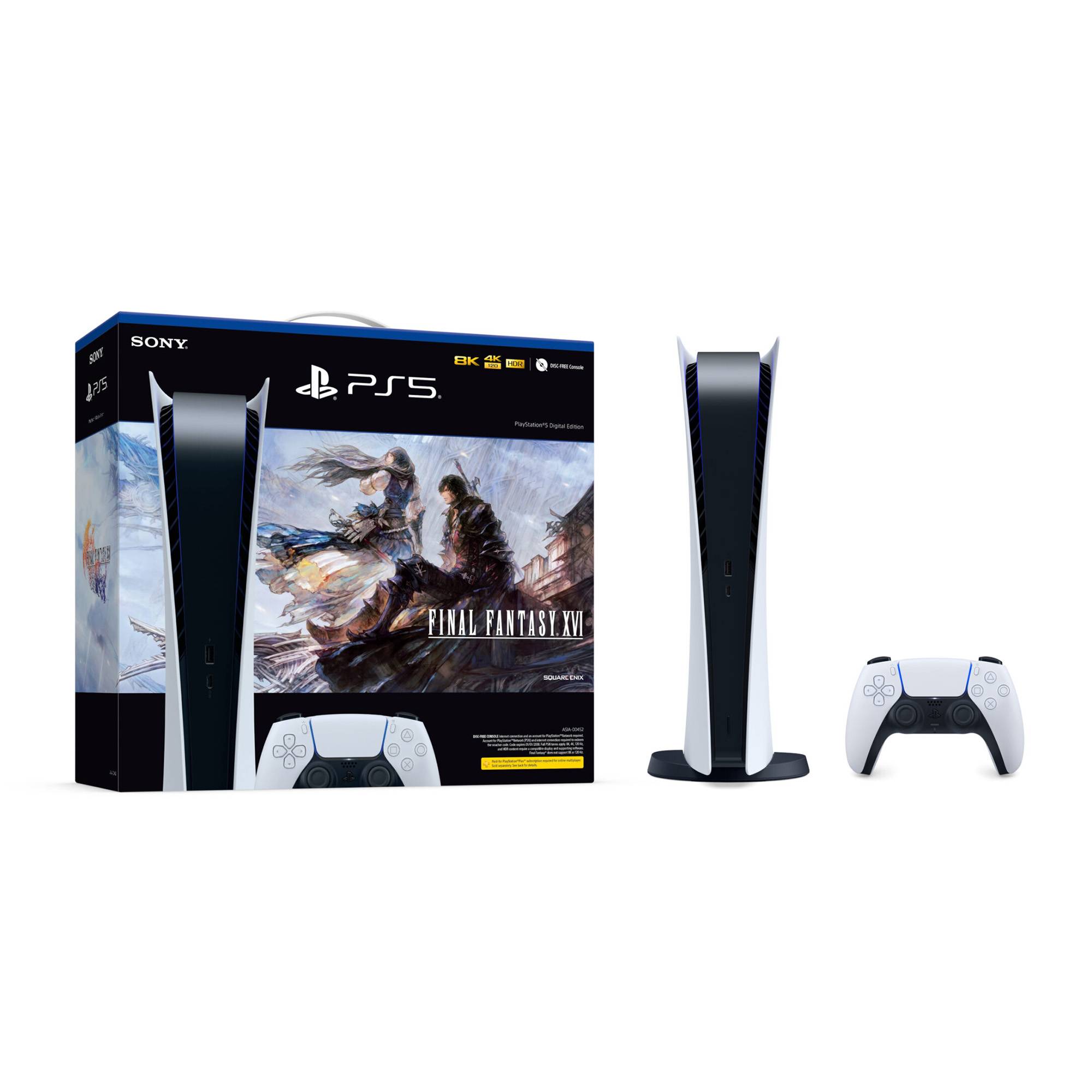 PlayStation 5 Console – FINAL FANTASY XVI Bundle [Disc / Digital Edition]