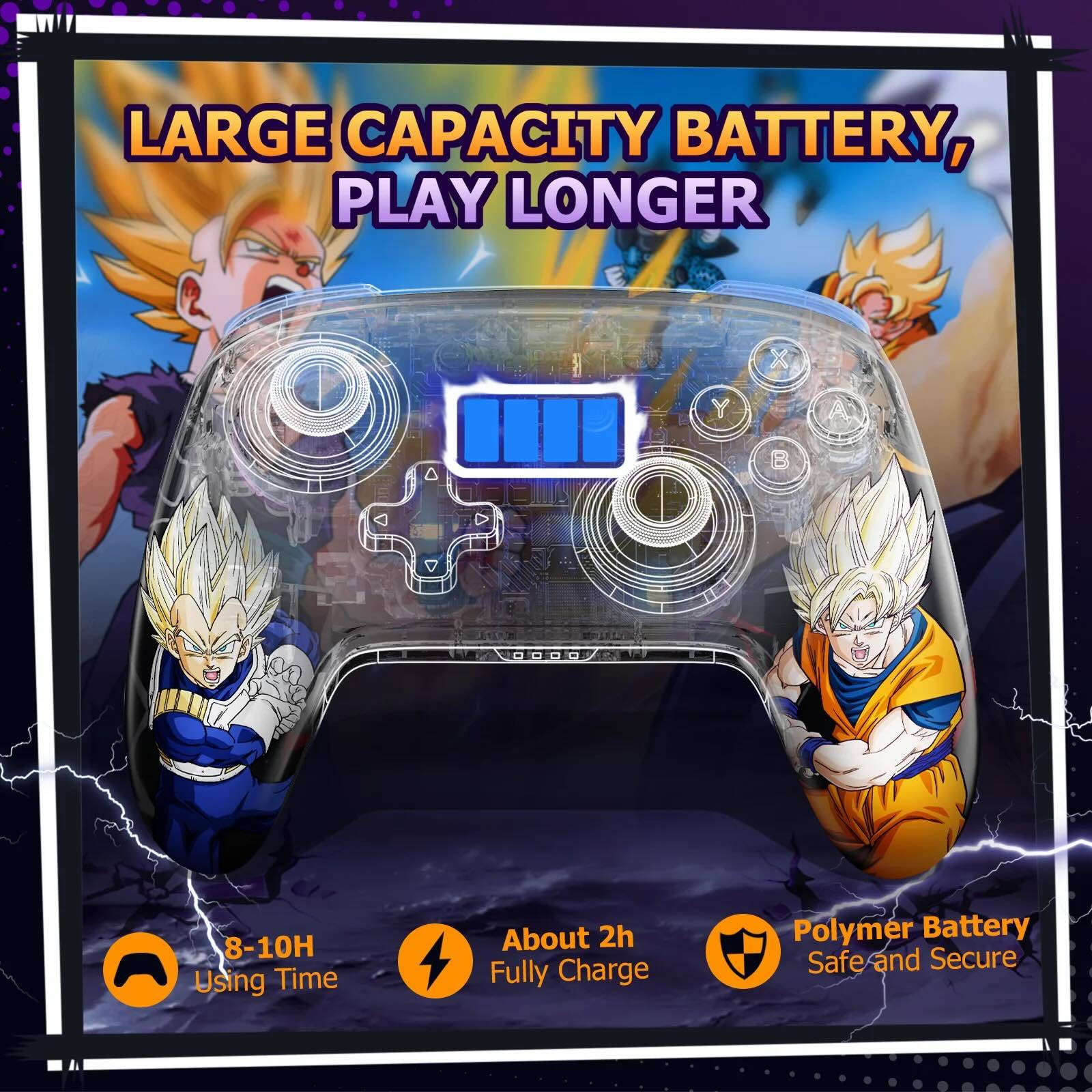 IINE L828 Wake Up + Audio Port Wireless Controller for Switch - Dragon ...