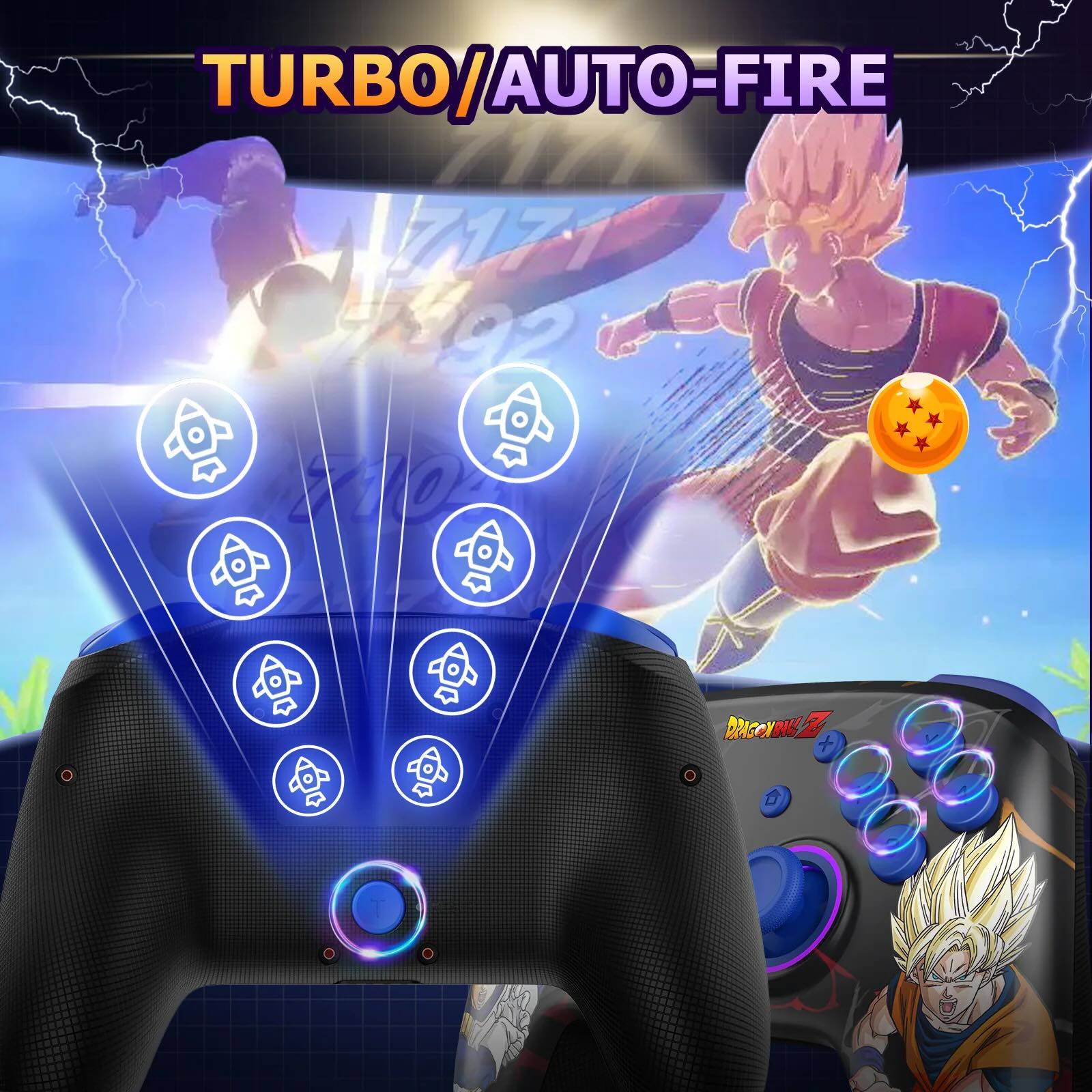 IINE L828 Wake Up + Audio Port Wireless Controller for Switch - Dragon ...