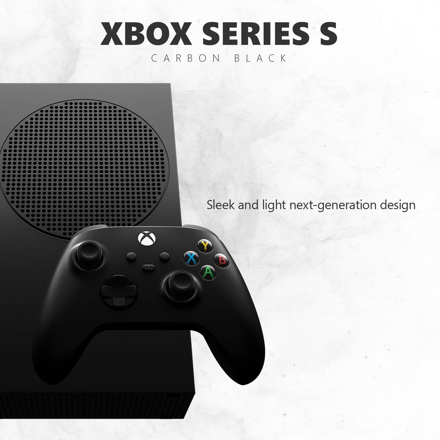 Xbox Series S Console - Digital Carbon Black [1TB]