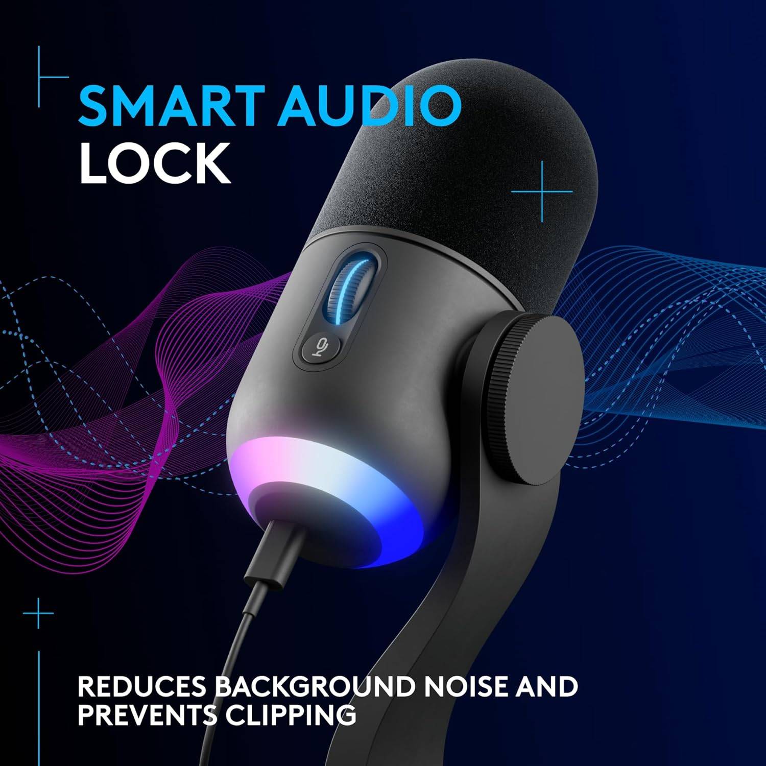 Logitech Yeti Gx Dynamic Rgb Gaming Microphone With Lightsync