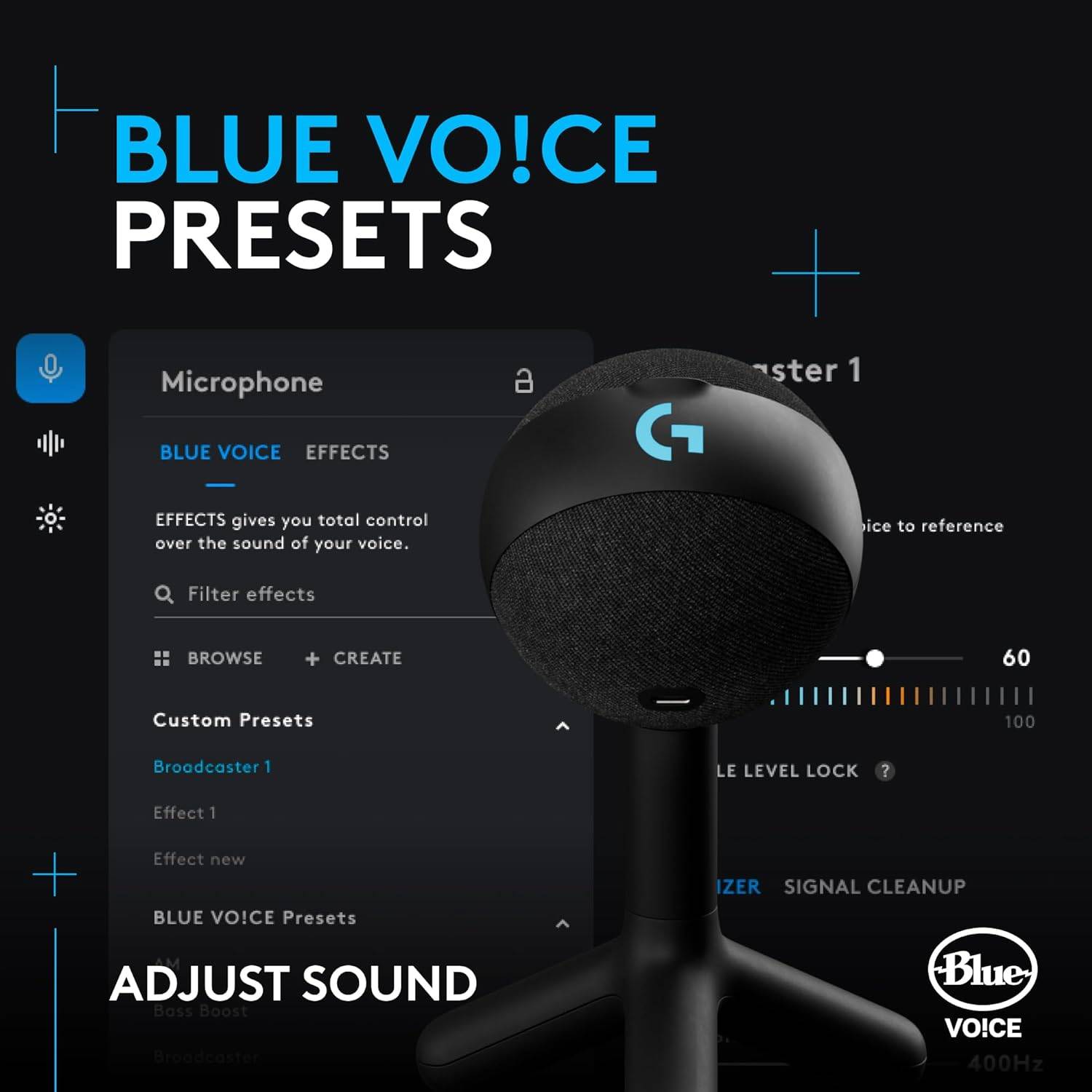 Logitech YETI ORB Condenser RGB Gaming Mic with LIGHTSYNC