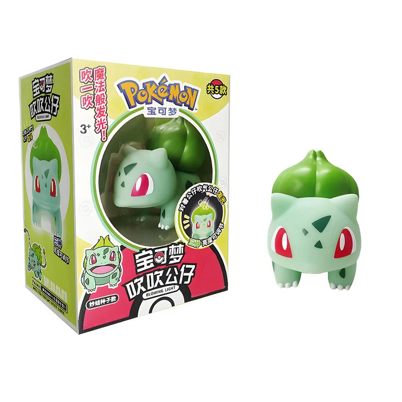 Pokémon Blowing Control Sensor LED Night Light Anime Figure