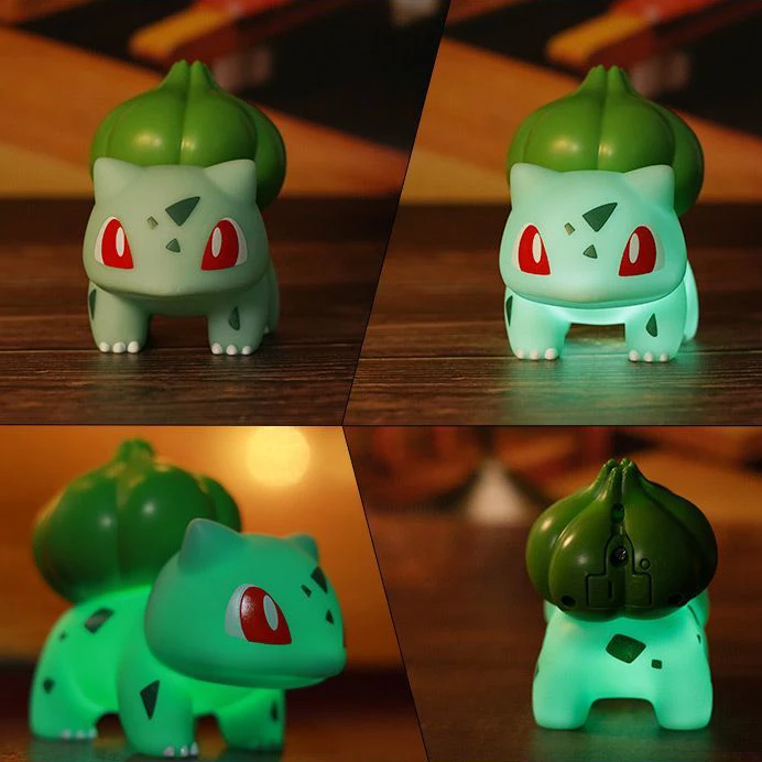Pokémon Blowing Control Sensor LED Night Light Anime Figure