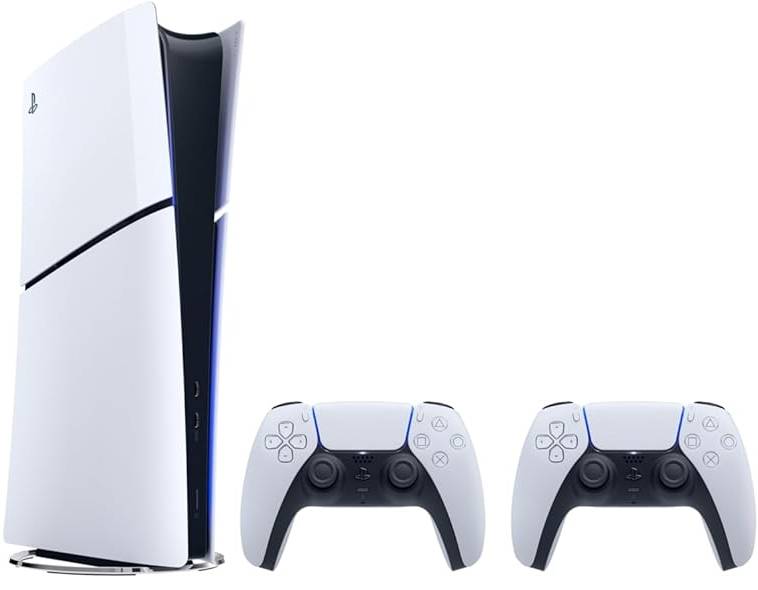PlayStation 5 PS5 Slim Console Digital Version Two Dualsense Wireless ...