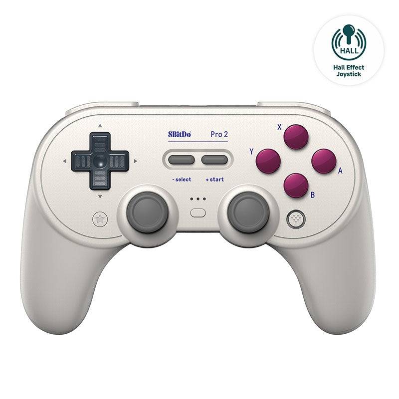 8Bitdo Pro 2 Bluetooth Gamepad Hall Effect Joystick for Switch/PC/macOS/Android/Raspberry Pi