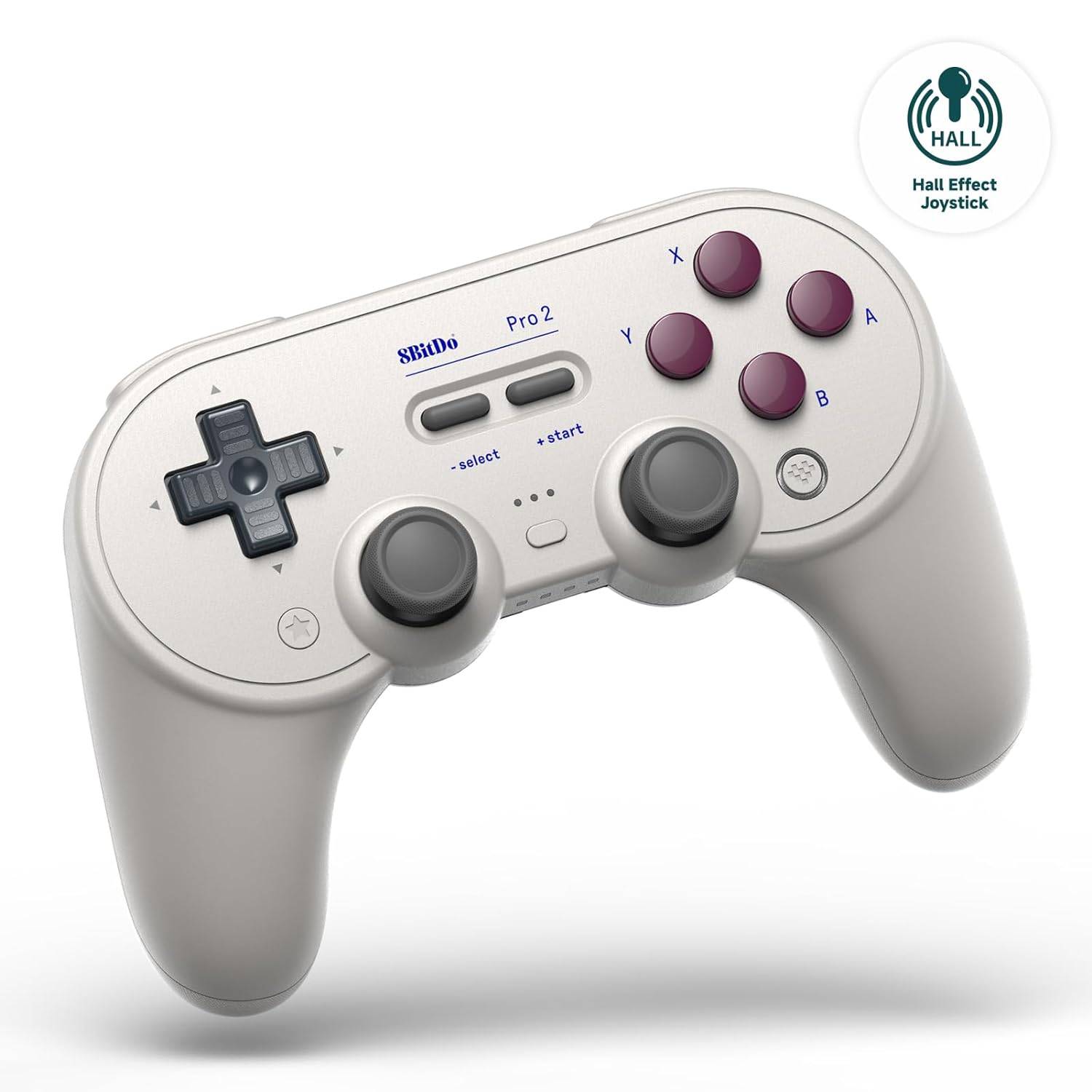 8Bitdo Pro 2 Bluetooth Gamepad Hall Effect Joystick for Switch/PC/macOS ...