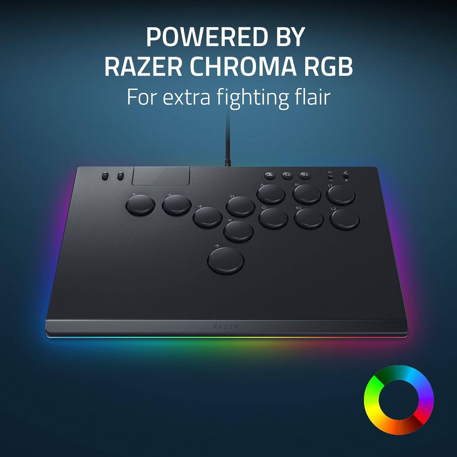 Razer Kitsune All-Button Optical Arcade Controller for PS5 and PC