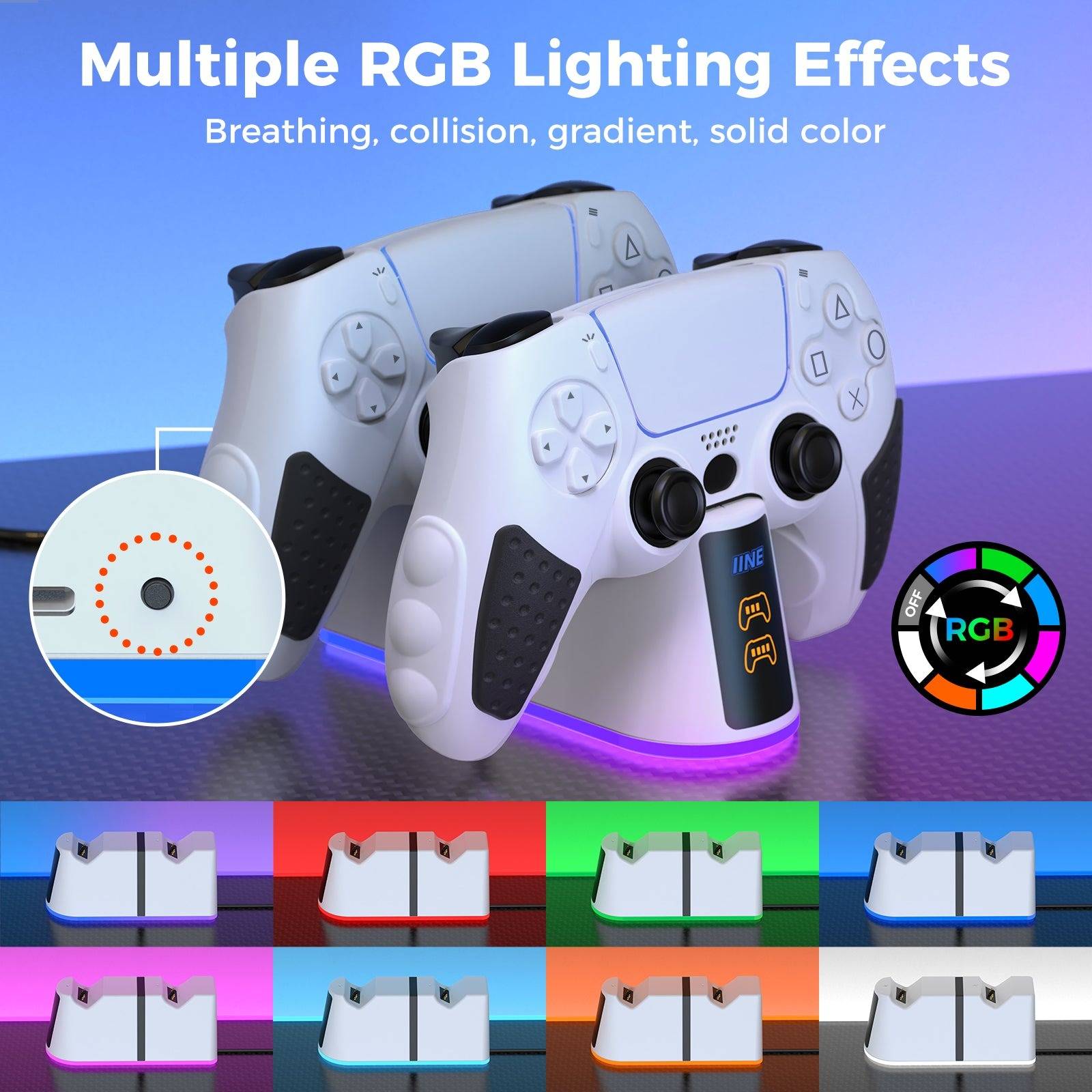 IINE PS5 Controller Dual Charging Dock [L1052]