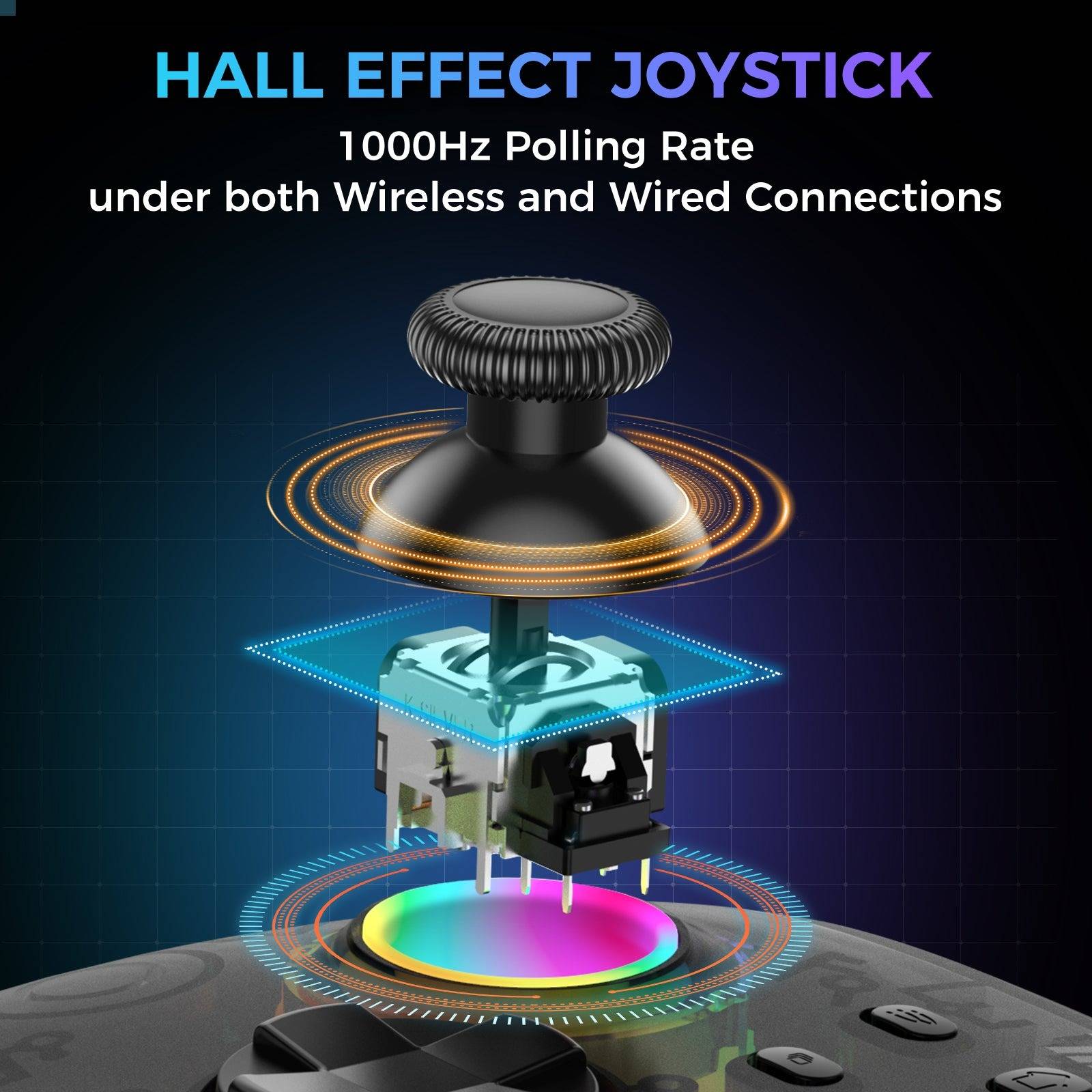 IINE Hecate Transparent Black Wireless Controller With Charging Dock ...