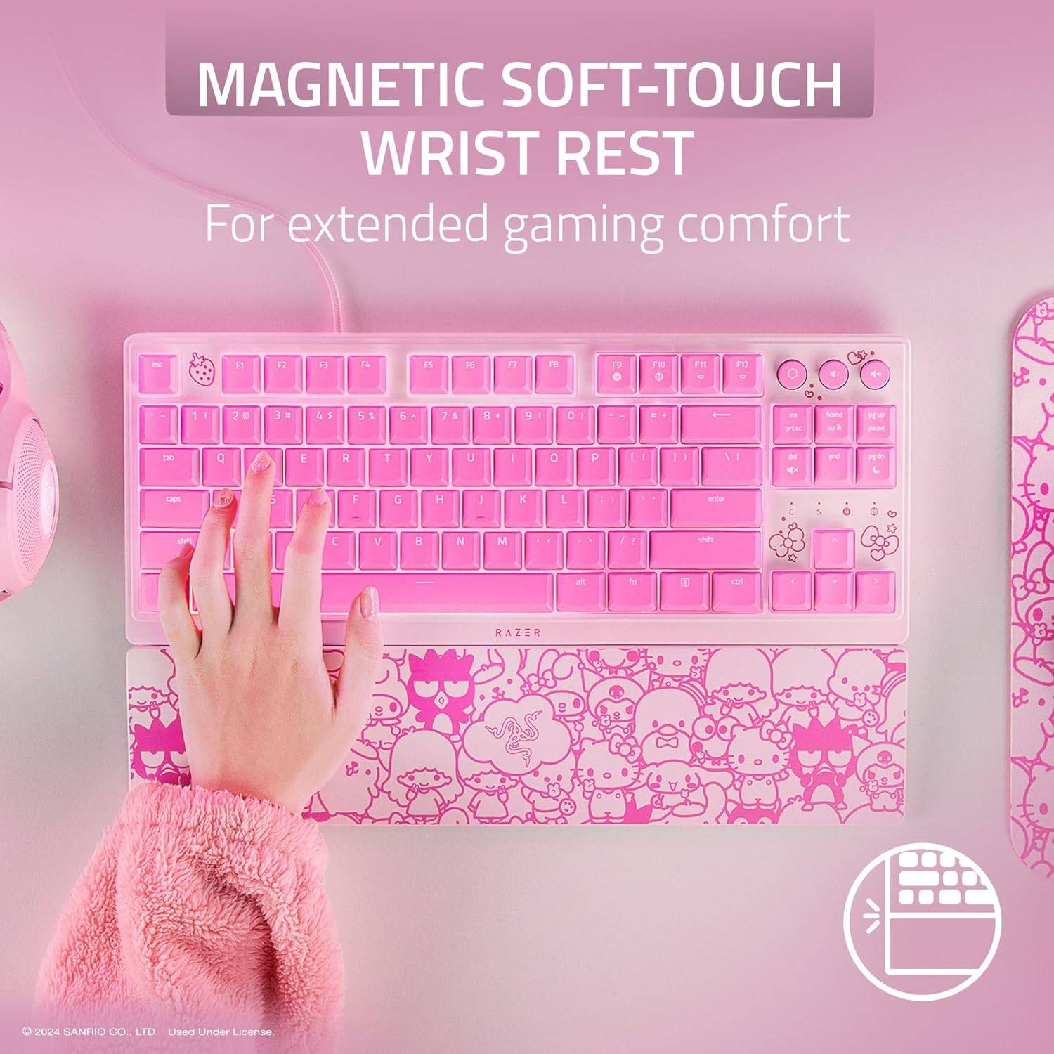 Razer Ornata V3 Tenkeyless - Hello Kitty and Friends Edition