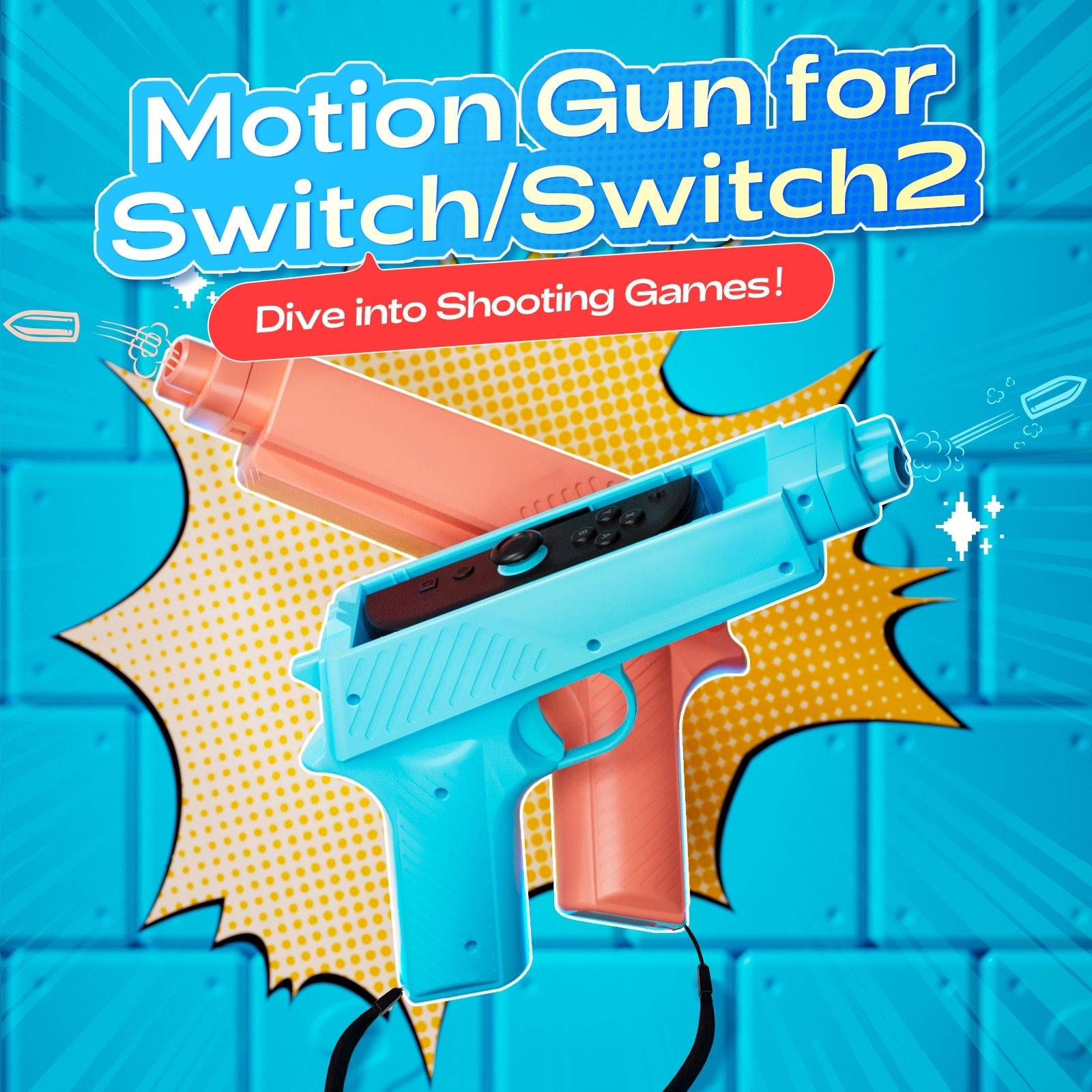 IINE Switch 2 / Switch Motion Gun Grip [L1142]