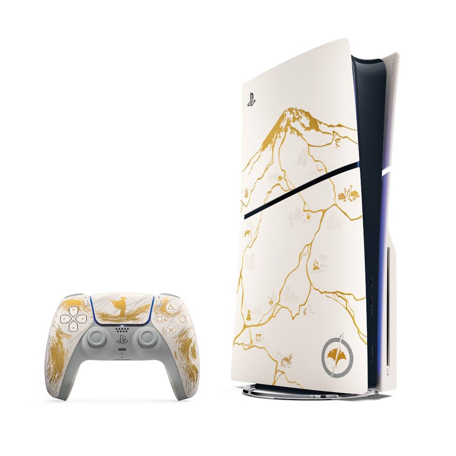 PlayStation 5 PS5 Slim Console Disc Version Ghost of Yōtei Gold Limited ...