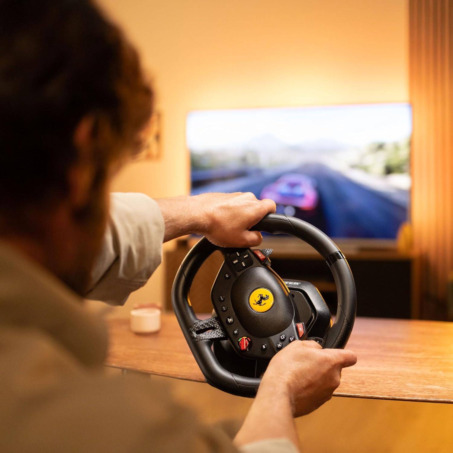 Thrustmaster T98 Ferrari 296 GTB Racing Wheel & Pedal Set (compatible ...