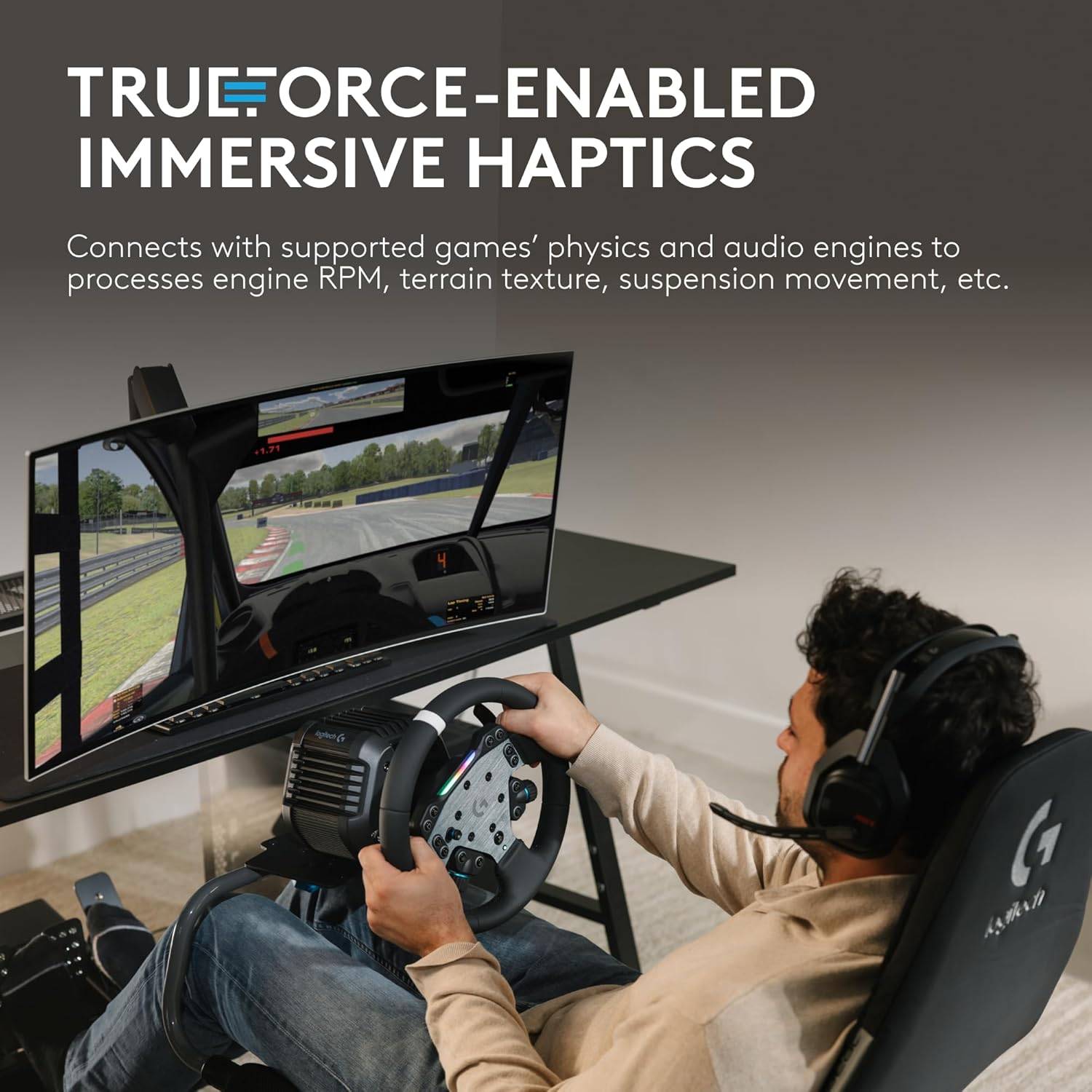 Logitech G RS50 System 8 Nm Direct Drive Base with Steering Wheel and ...
