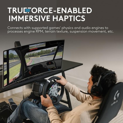 Logitech G RS50 System 8 Nm Direct Drive Base with Steering Wheel and ...