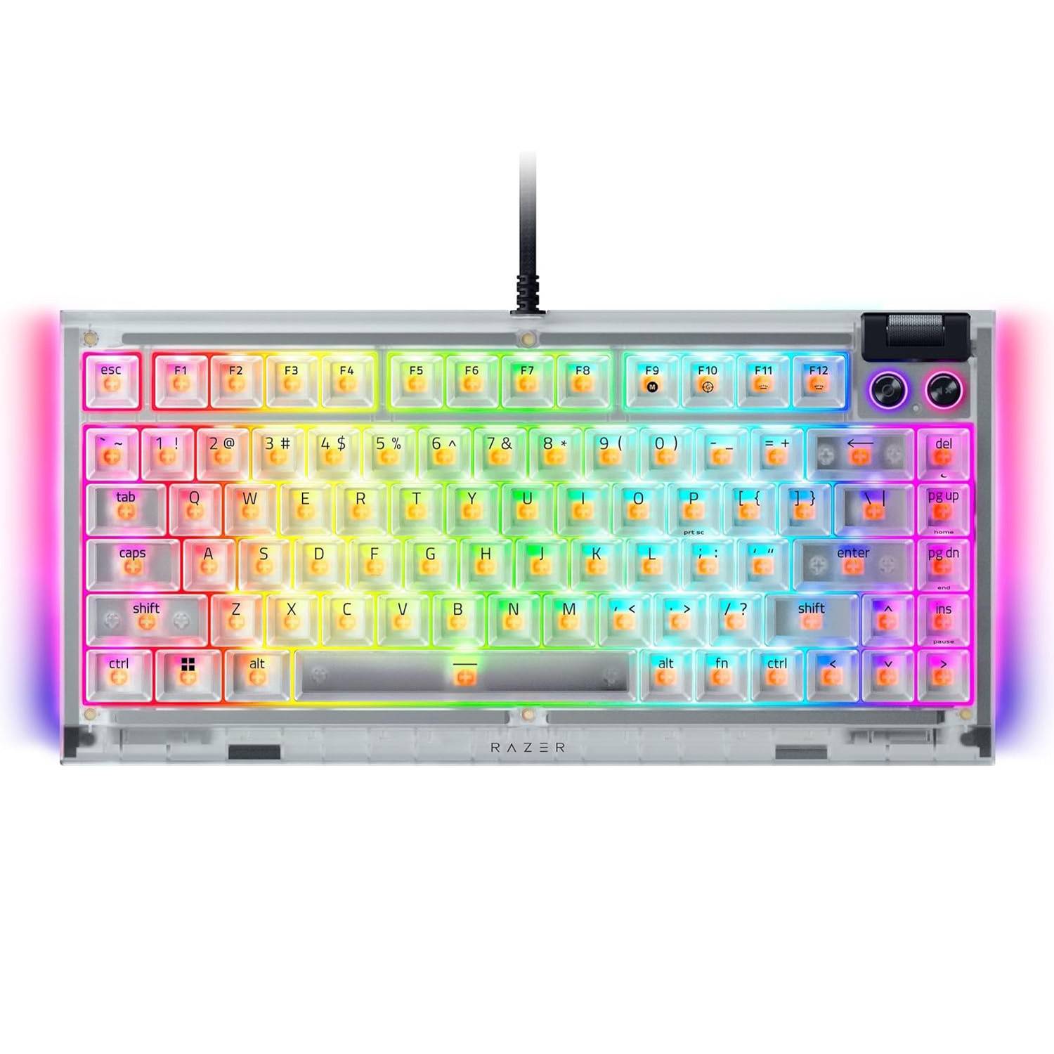 Razer Blackwidow V4 75% Hot-swappable Mechanical Gaming Keyboard ...