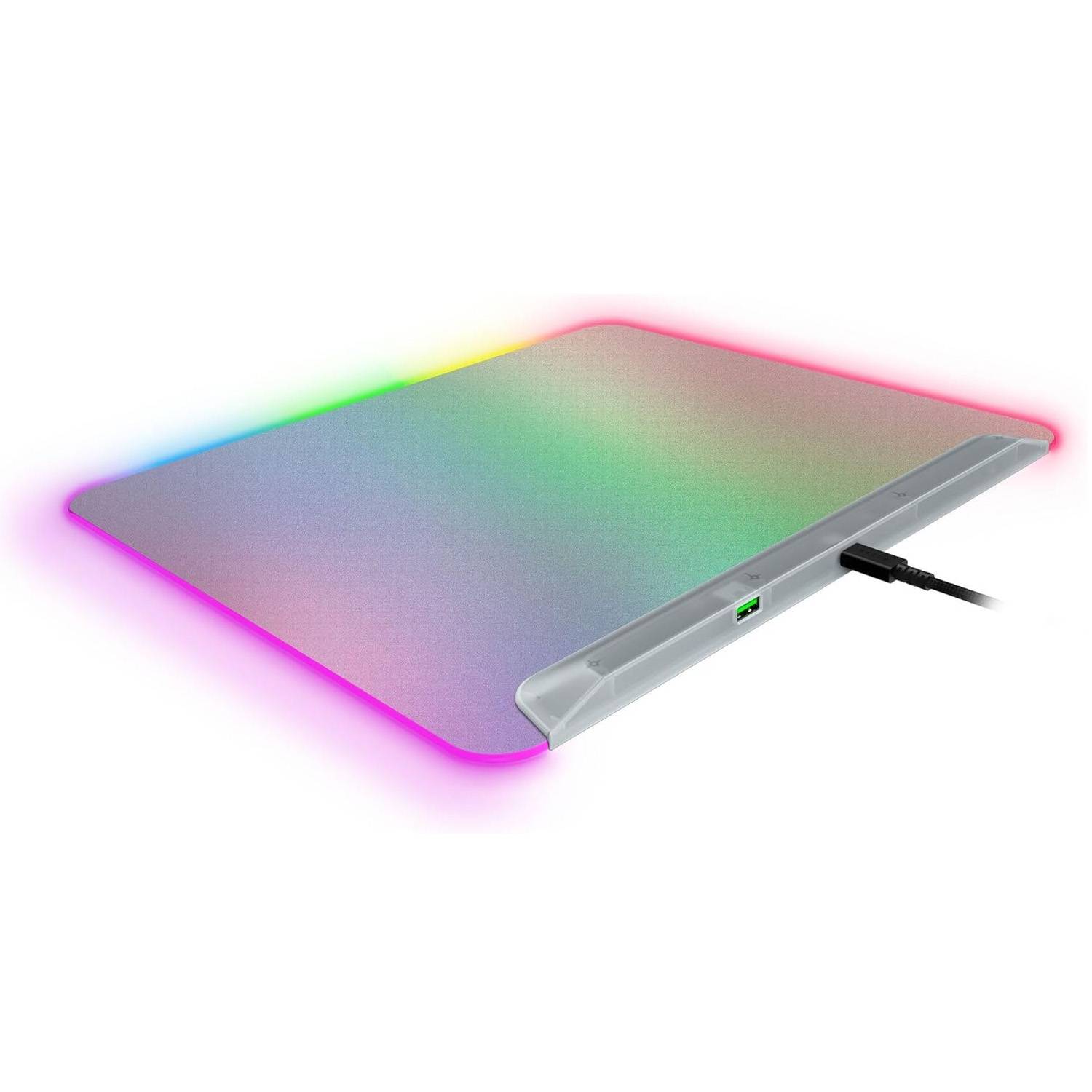 Razer Firefly V2 Pro Phantom White Edition Fully Illuminated RGB Gaming ...