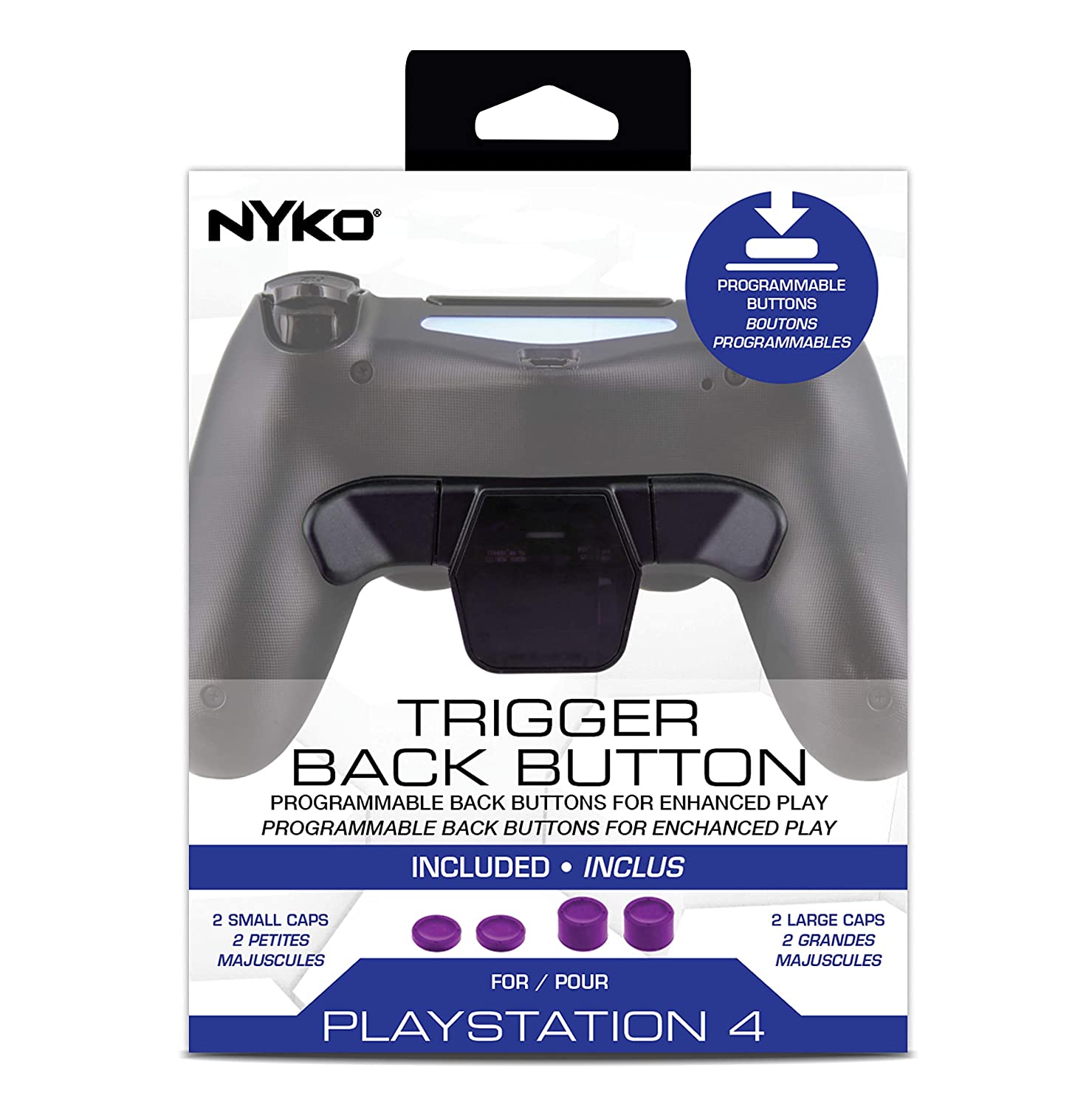 Nyko Trigger Back Button with Performance Thumbsticks for PS4