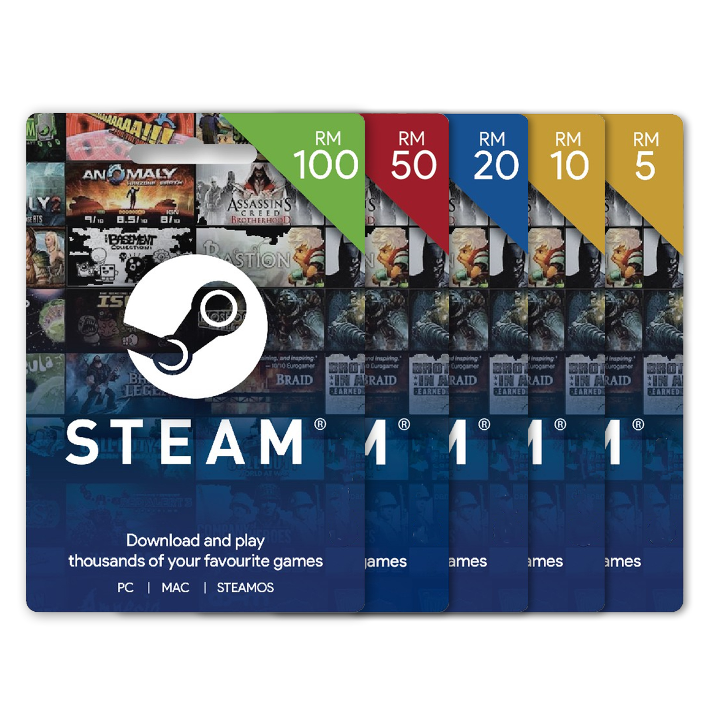 Steam Wallet Malaysia RM