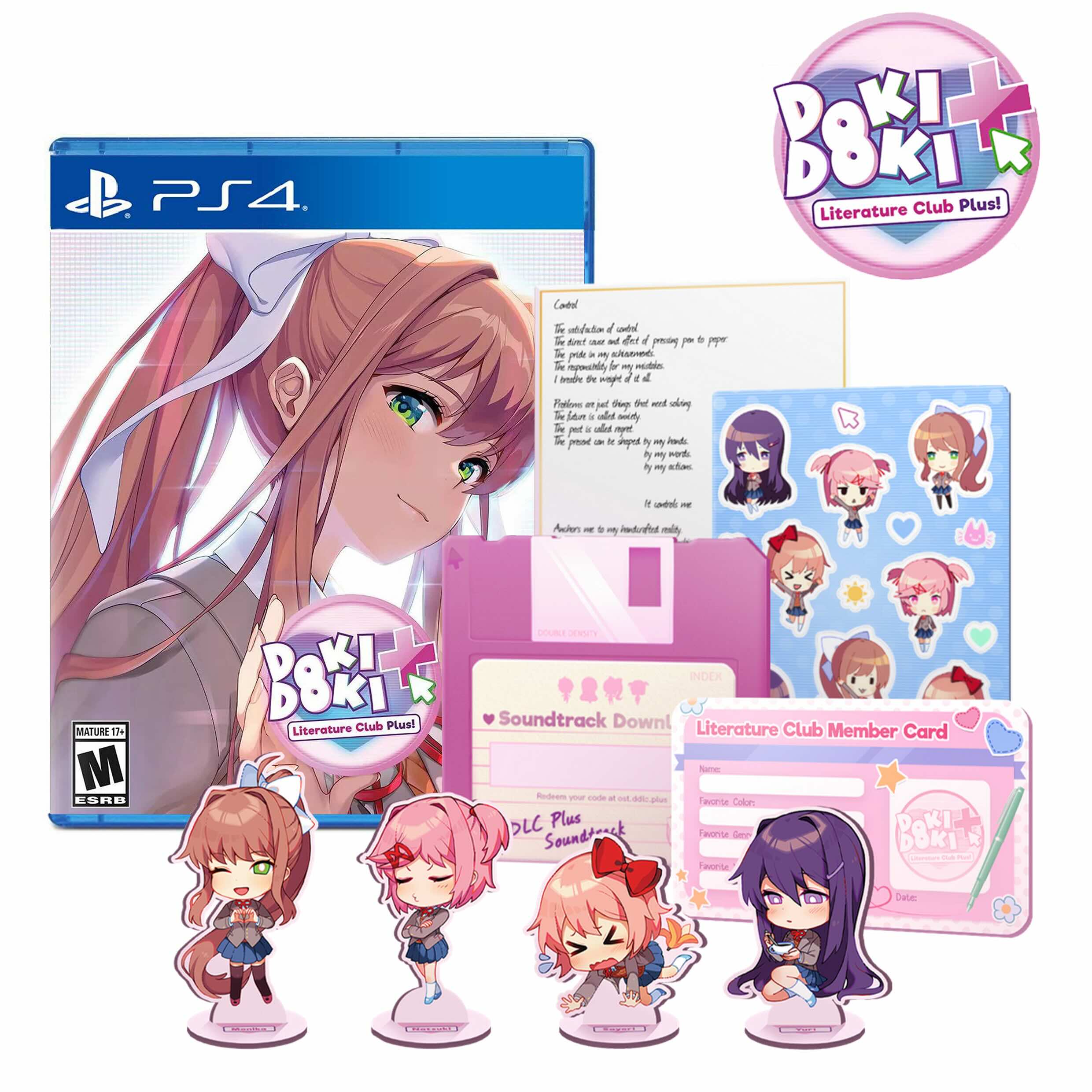 PS4 Doki Doki Literature Club Plus! Premium Edition [R1 Eng/Chi]