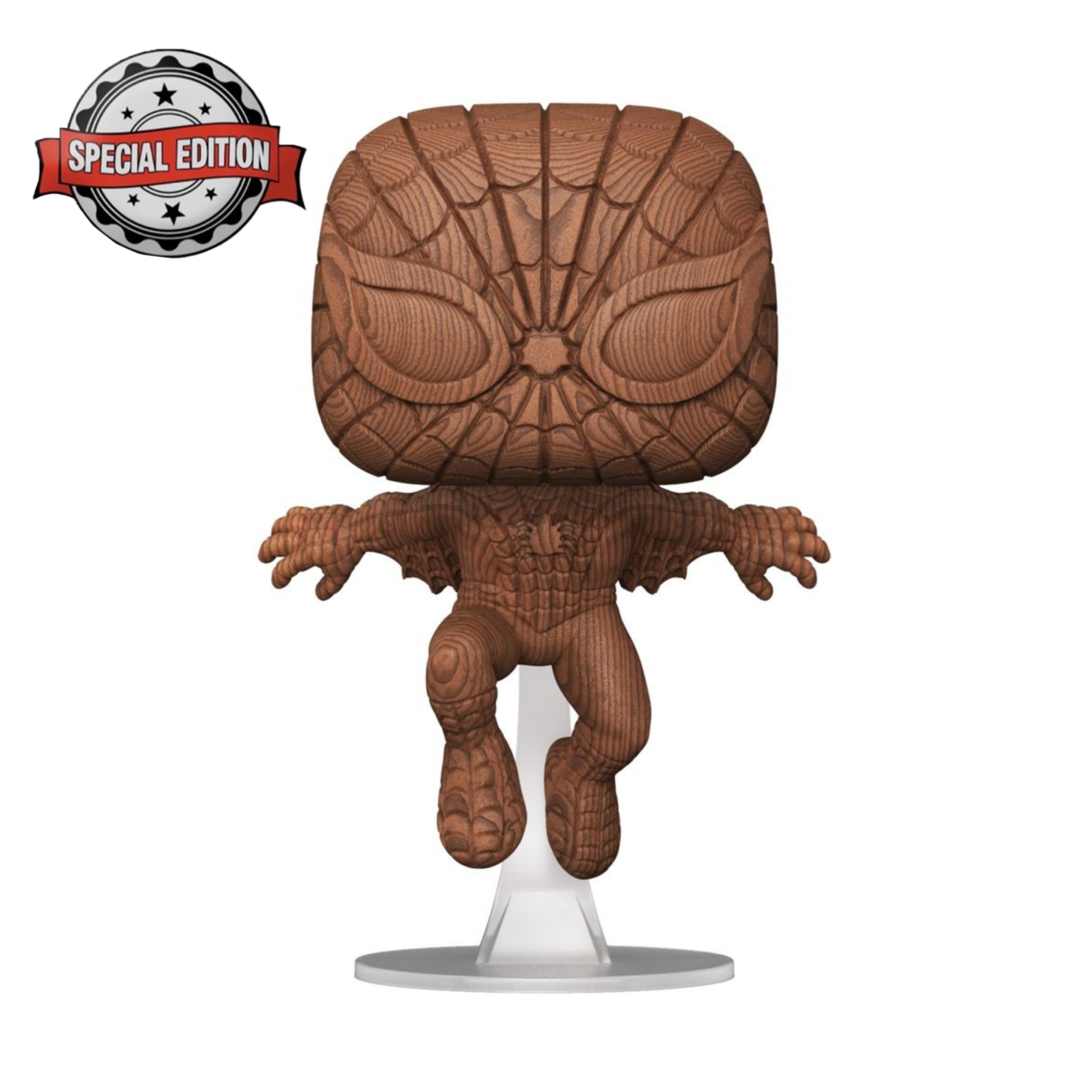 Funko POP! Marvel 719: Marvel - Spider-Man (Wood Deco) [Special Edition]