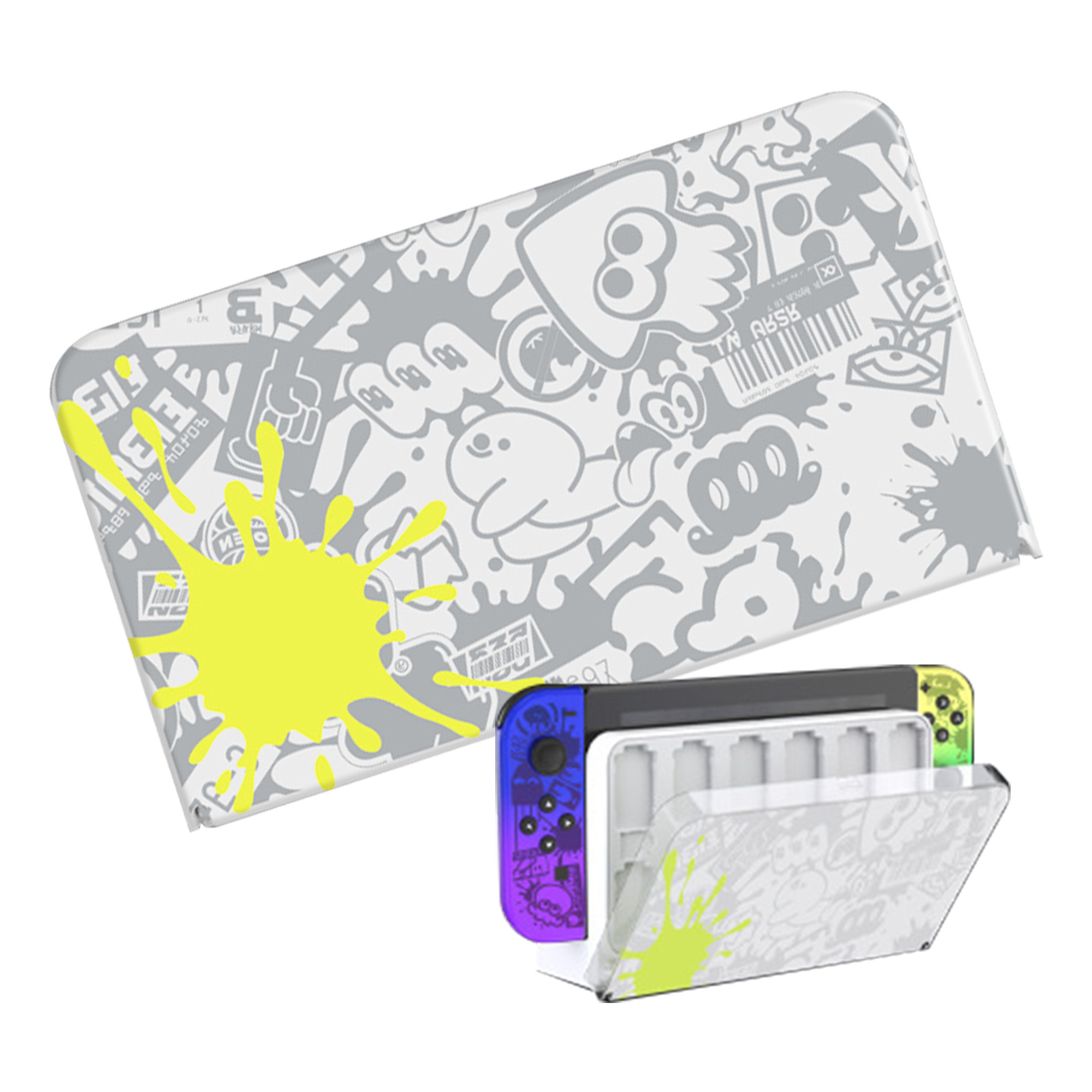 Akitomo - Switch OLED Splatoon Cover + Card Holder (12+6)