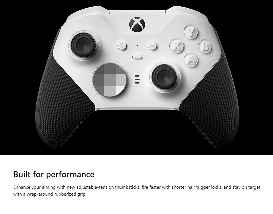 Xbox Elite Wireless Controller Series 2 – Core (White)