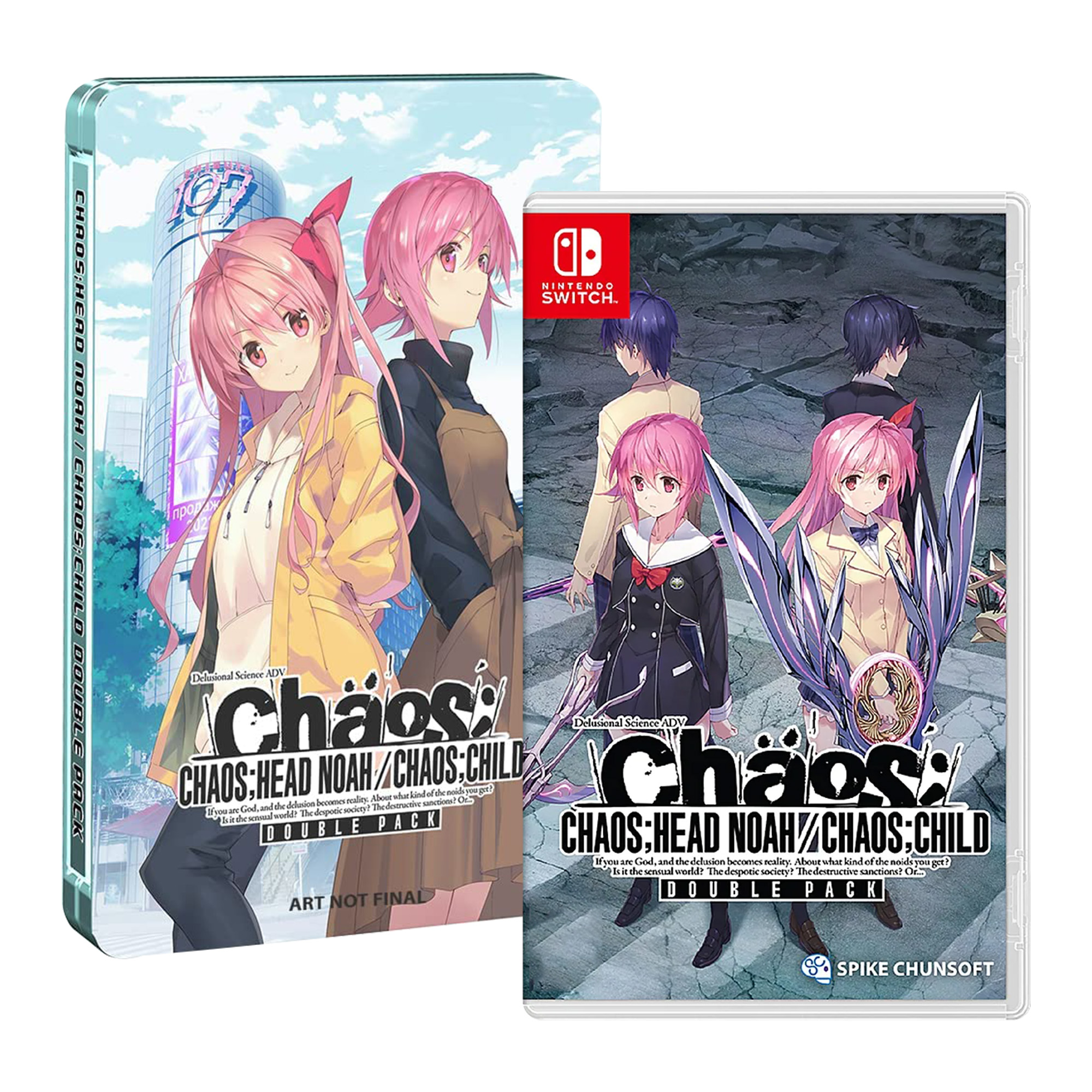 SWITCH Chaos;Head Noah And Chaos;Child Double Pack Steelbook Launch ...