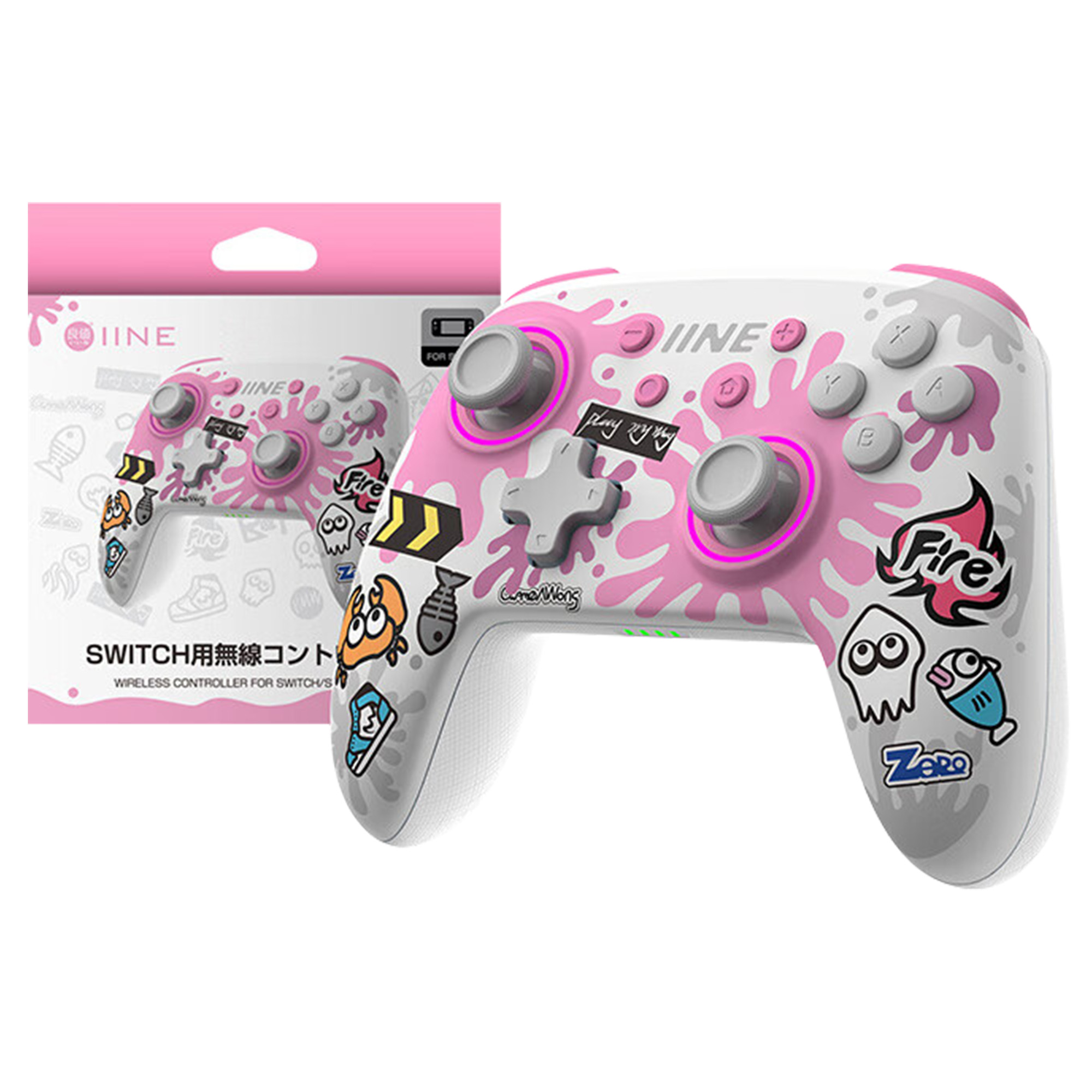 IINE L708 Wake Up + Audio Port Wireless Controller for Switch ...