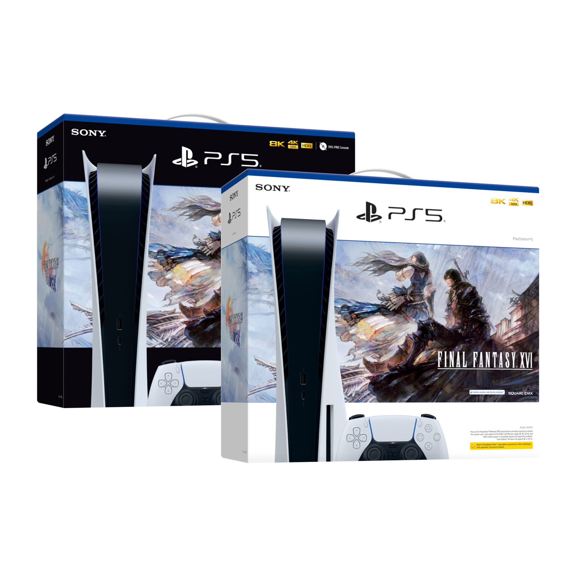 PlayStation 5 Console – FINAL FANTASY XVI Bundle [Disc / Digital Edition]