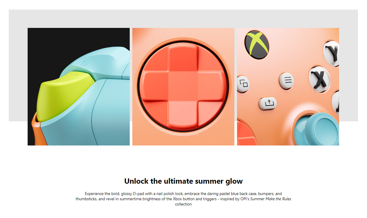 Xbox Wireless Controller- Sunkissed Vibes OPI Special Edition
