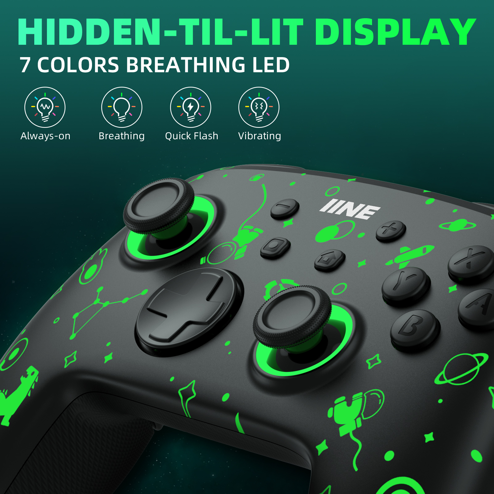 IINE L823 Falcon Wireless Controller Wake Up Support NFC for Nintendo ...