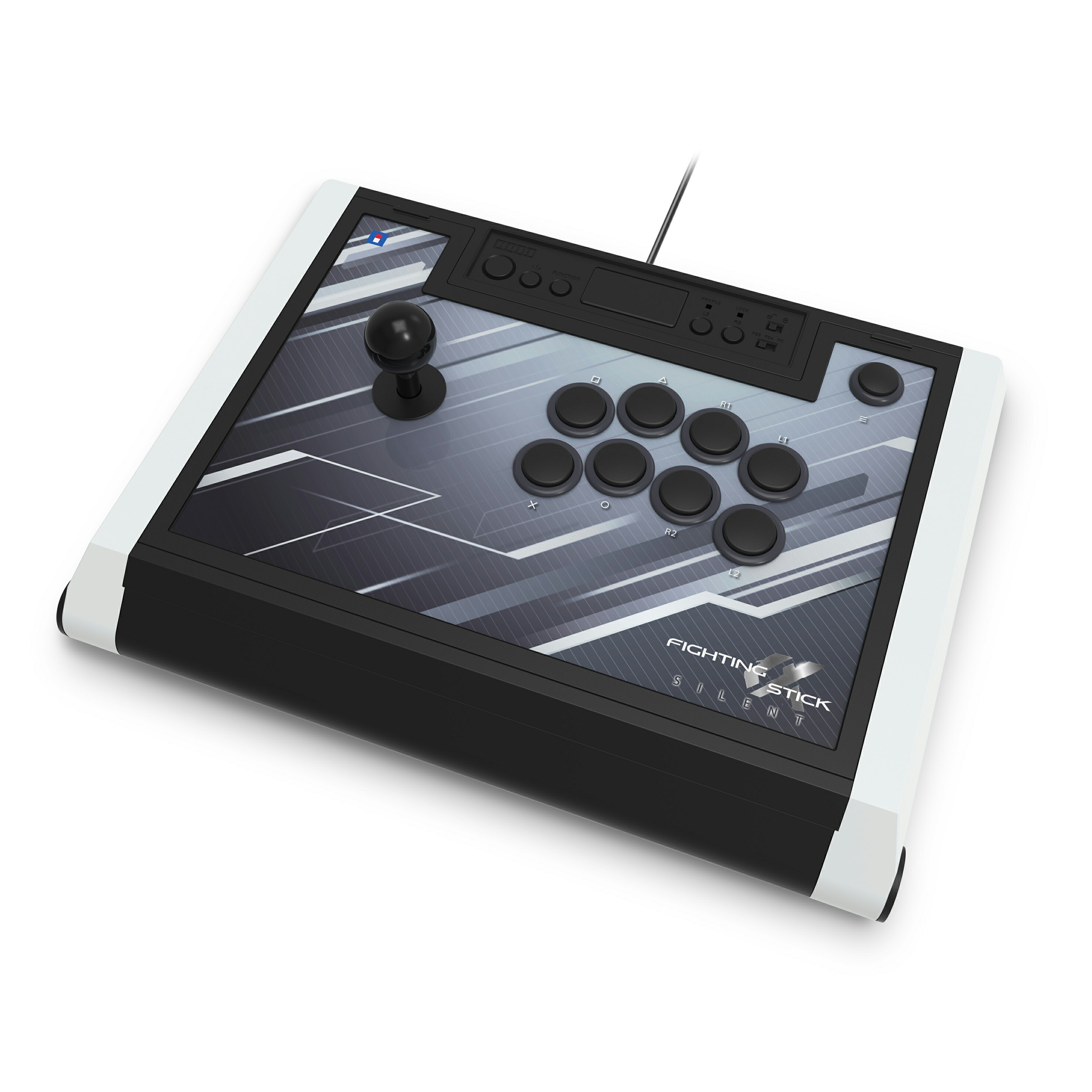 HORI Fighting Stick Alpha Silent for PS5 / PS4 / PC