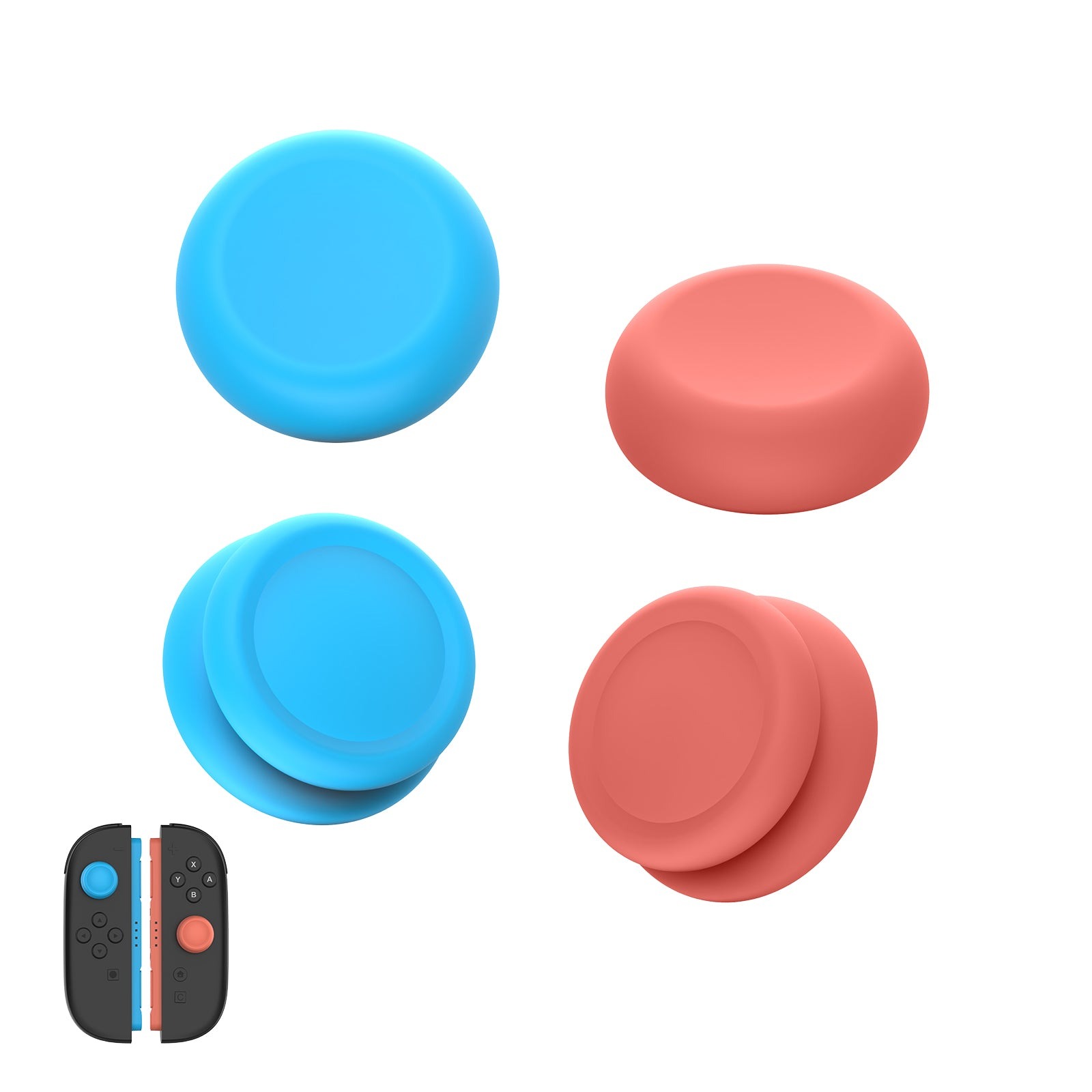 IINE Switch 2 Dual-Heiight Silicone Joystick Caps [L1121]