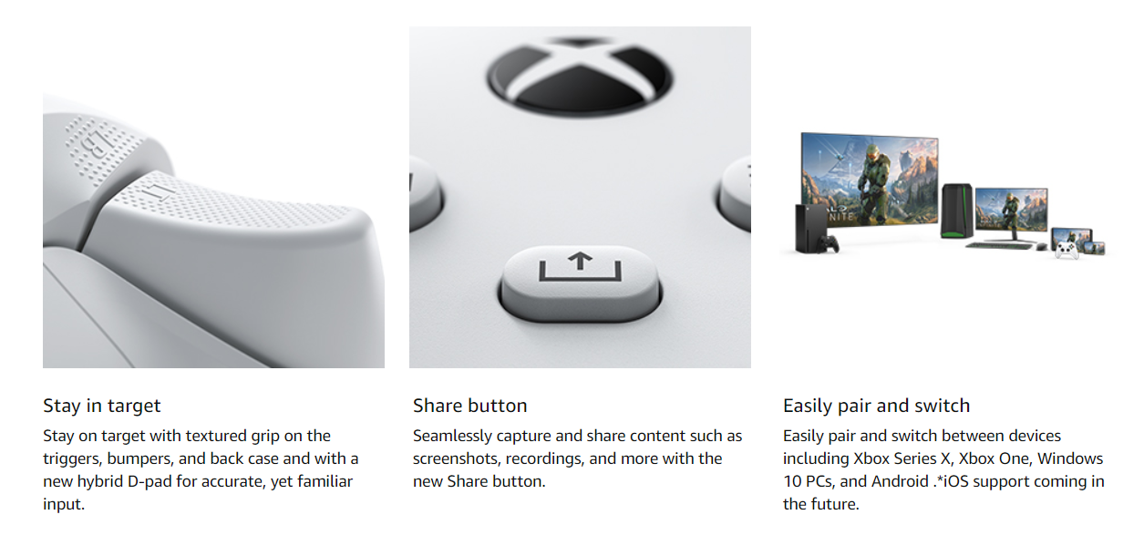 Xbox Wireless Controller Robot White